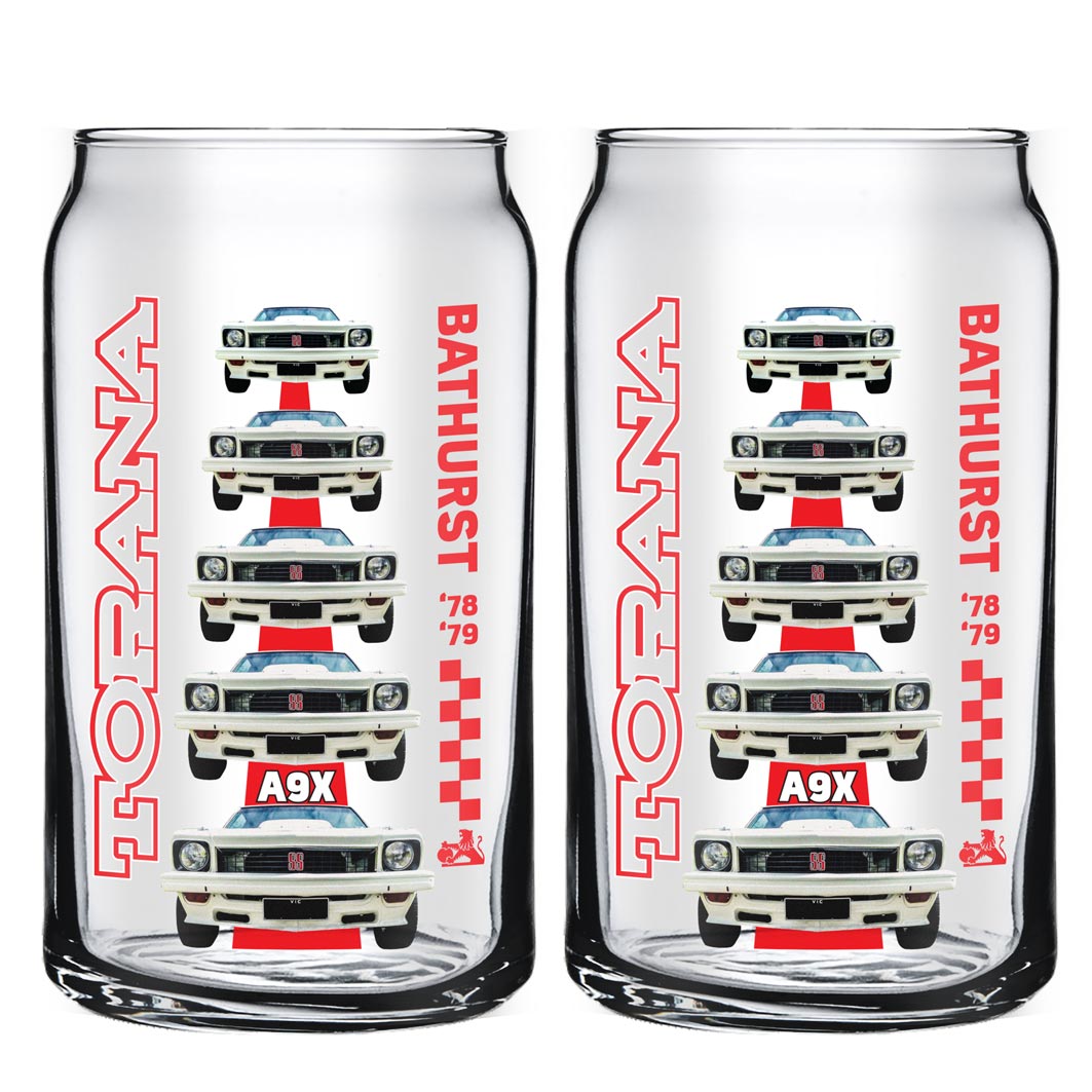 Holden Torana A9x Bathurst Can Glasses - 4 Pack – Licensing Essentials