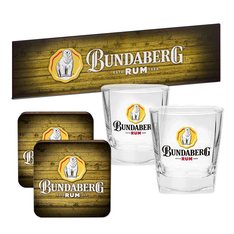Bundaberg Rum Bar Essentials Gift Pack – Licensing Essentials