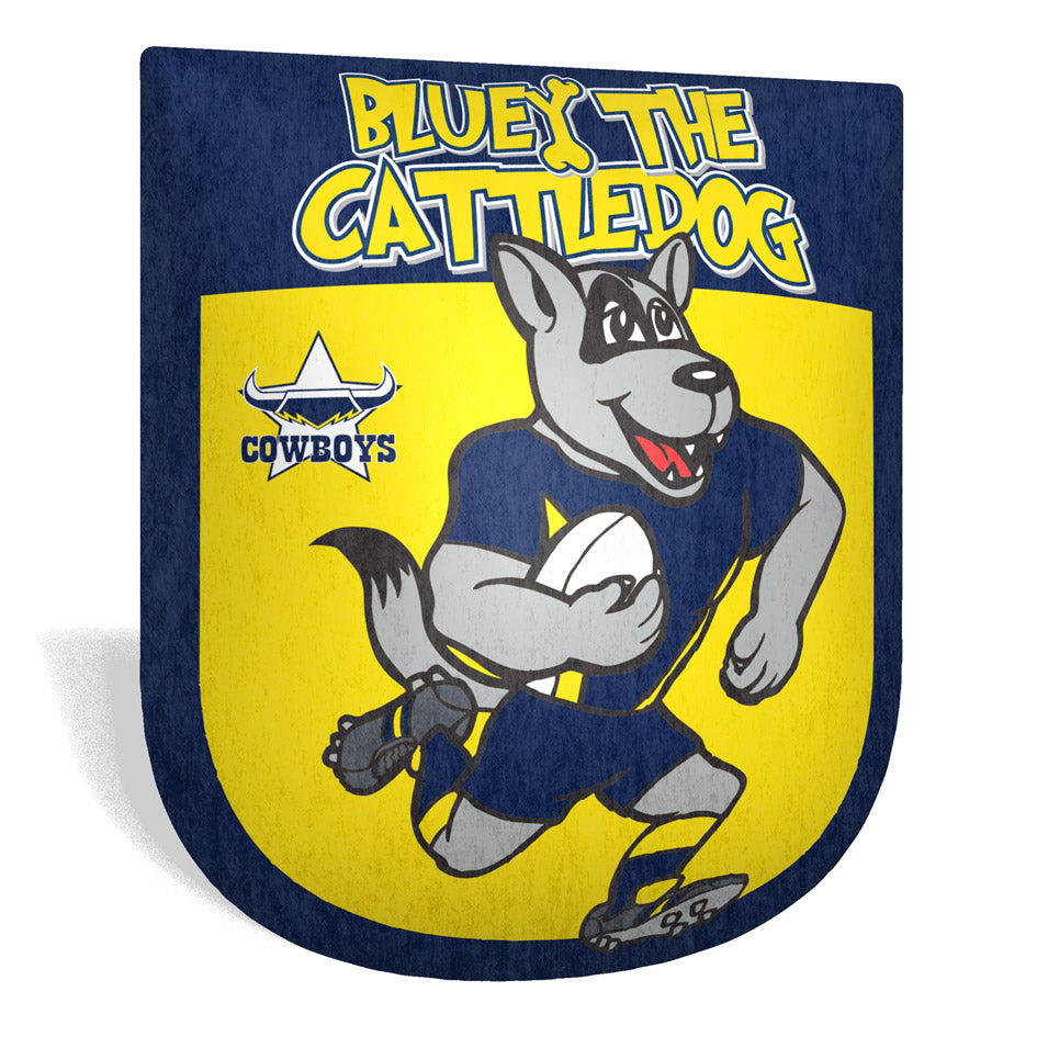 North Queensland Cowboys Mascot Shaped Cushion – Licensing Essentials