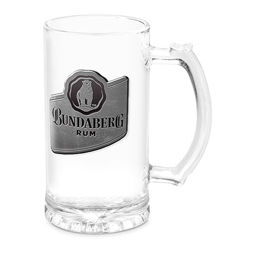 Bundaberg Rum Metal-Badged Stein Glass – Licensing Essentials