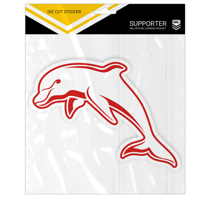 Dolphins Die Cut Team Logo Sticker – Licensing Essentials