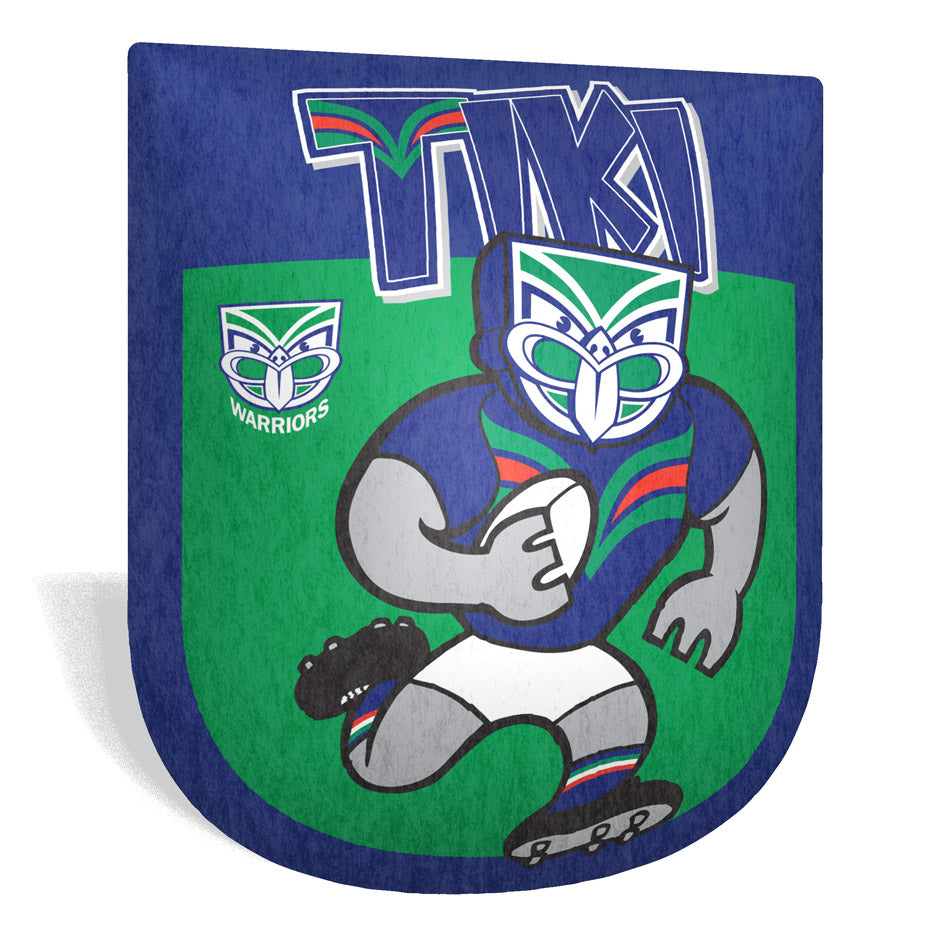 New Zealand Warriors Mascot Shaped Cushion – Licensing Essentials