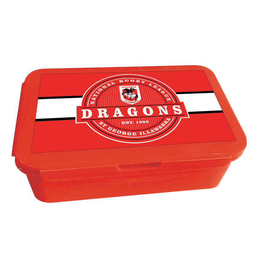 St. George Illawarra Dragons Bento Lunch Box – Licensing Essentials