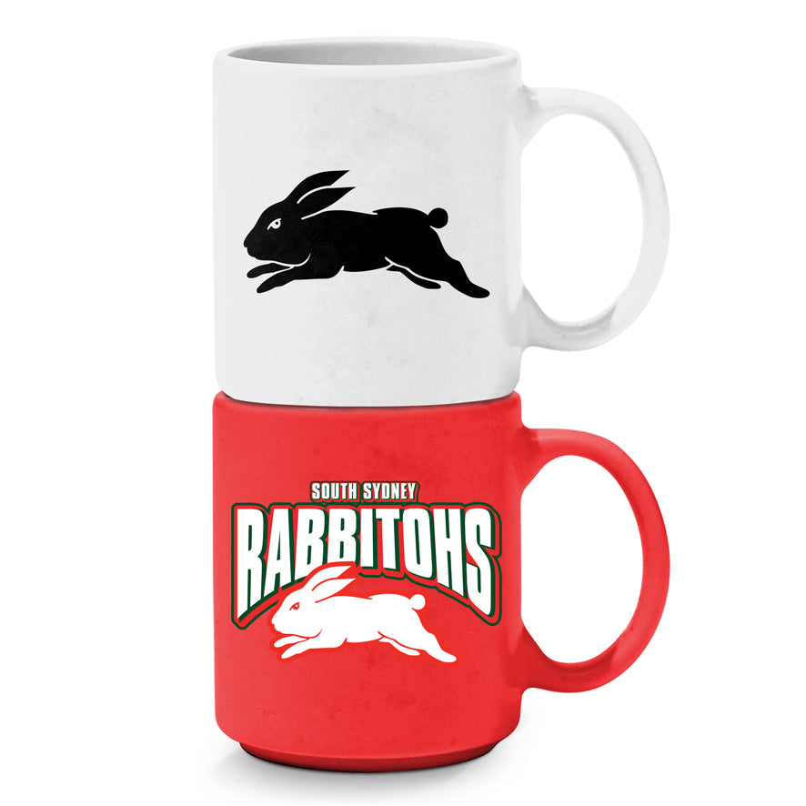 South Sydney Rabbitohs Stackable Ceramic Mugs – Licensing Essentials
