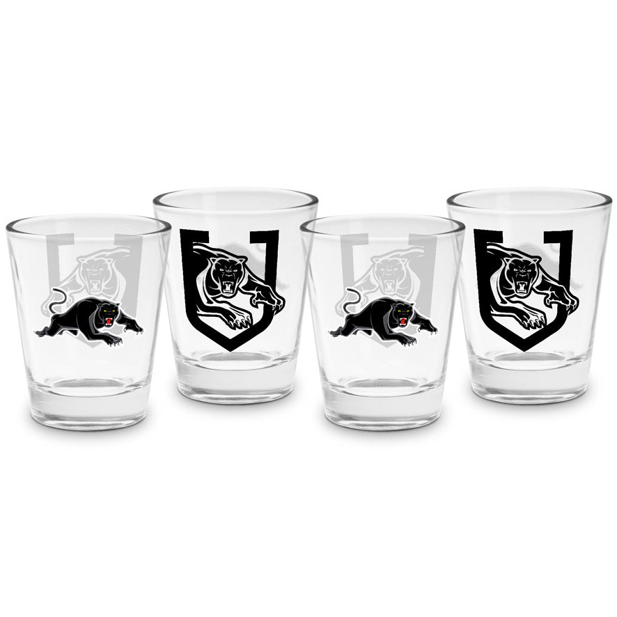Penrith Panthers Set Of 4 Shot Glasses – Licensing Essentials
