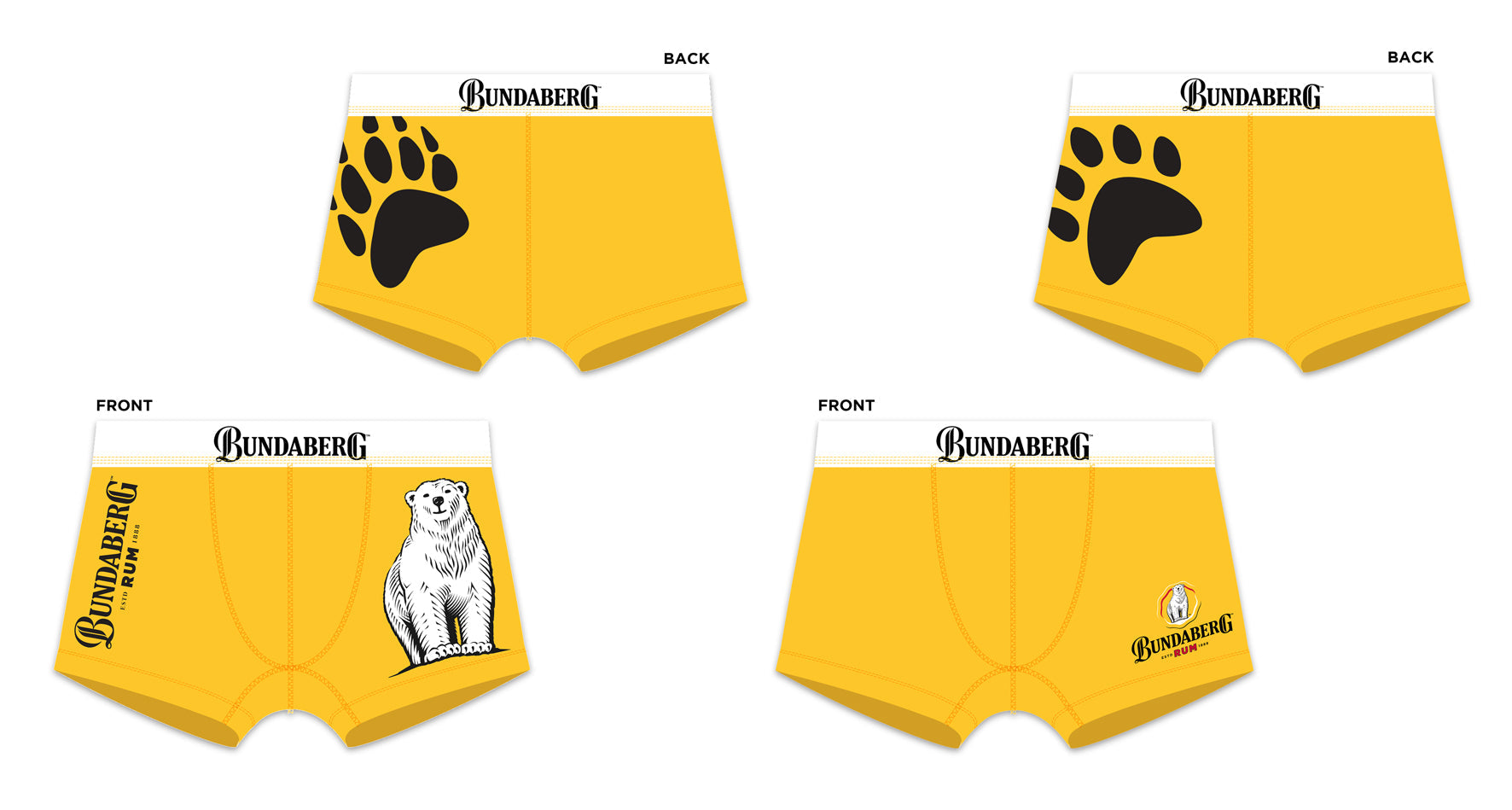 Bundaberg Rum Set Of 2 Mens Trunks – Licensing Essentials