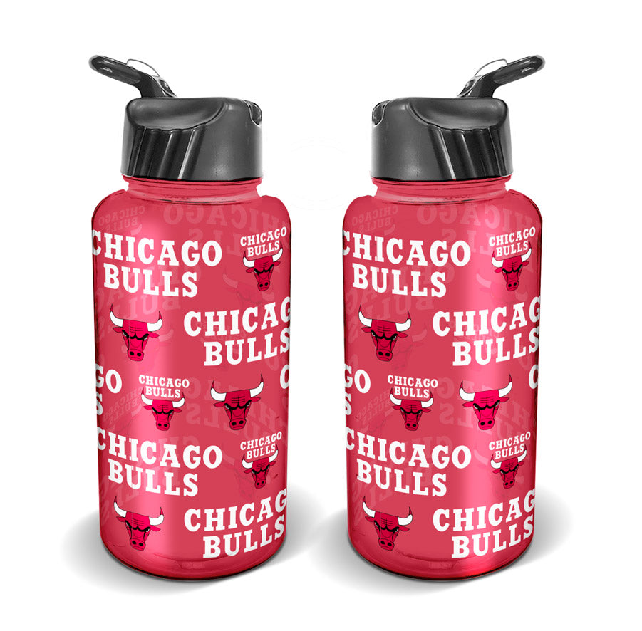 Chicago Bulls 1l Flip Water Bottle – Licensing Essentials