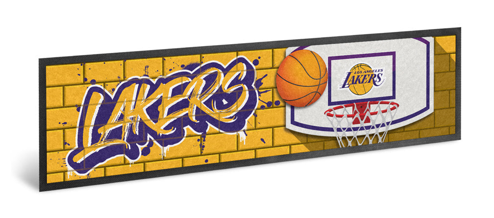 Los Angeles Lakers Graffiti Bar Runner – Licensing Essentials