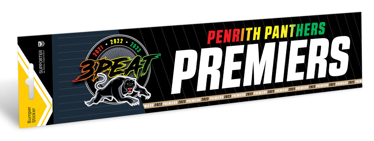 Penrith Panthers 2023 Premiers Bumper Sticker – Licensing Essentials