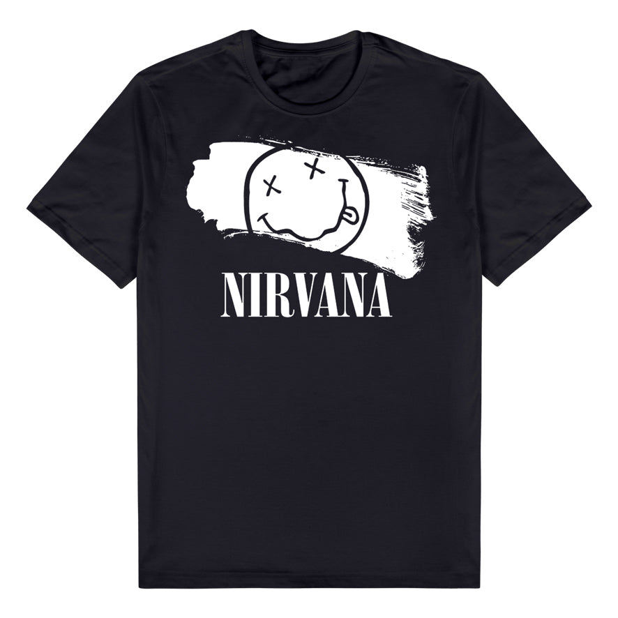 Nirvana Smiley Face Logo T-Shirt – Licensing Essentials
