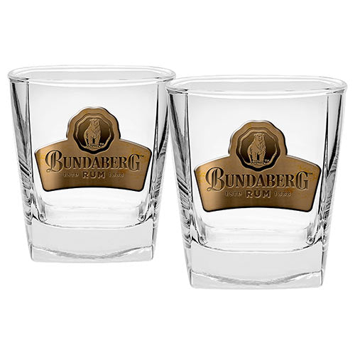 Bundaberg Rum Set Of 2 Badged Spirit Glass – Licensing Essentials