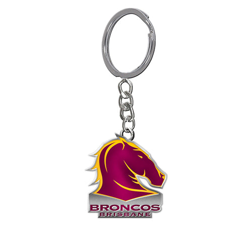 Brisbane Broncos Enamel Logo Keyring – Licensing Essentials