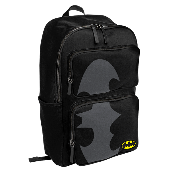 Batman Black Deluxe Backpack – Licensing Essentials