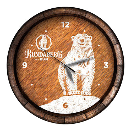 Bundaberg Rum Bear Wooden Wall Clock – Licensing Essentials