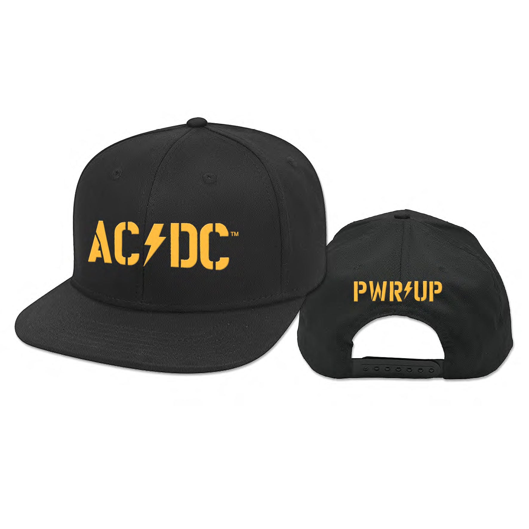 Ac/Dc Power Up Logo Flat-Peak Cap – Licensing Essentials