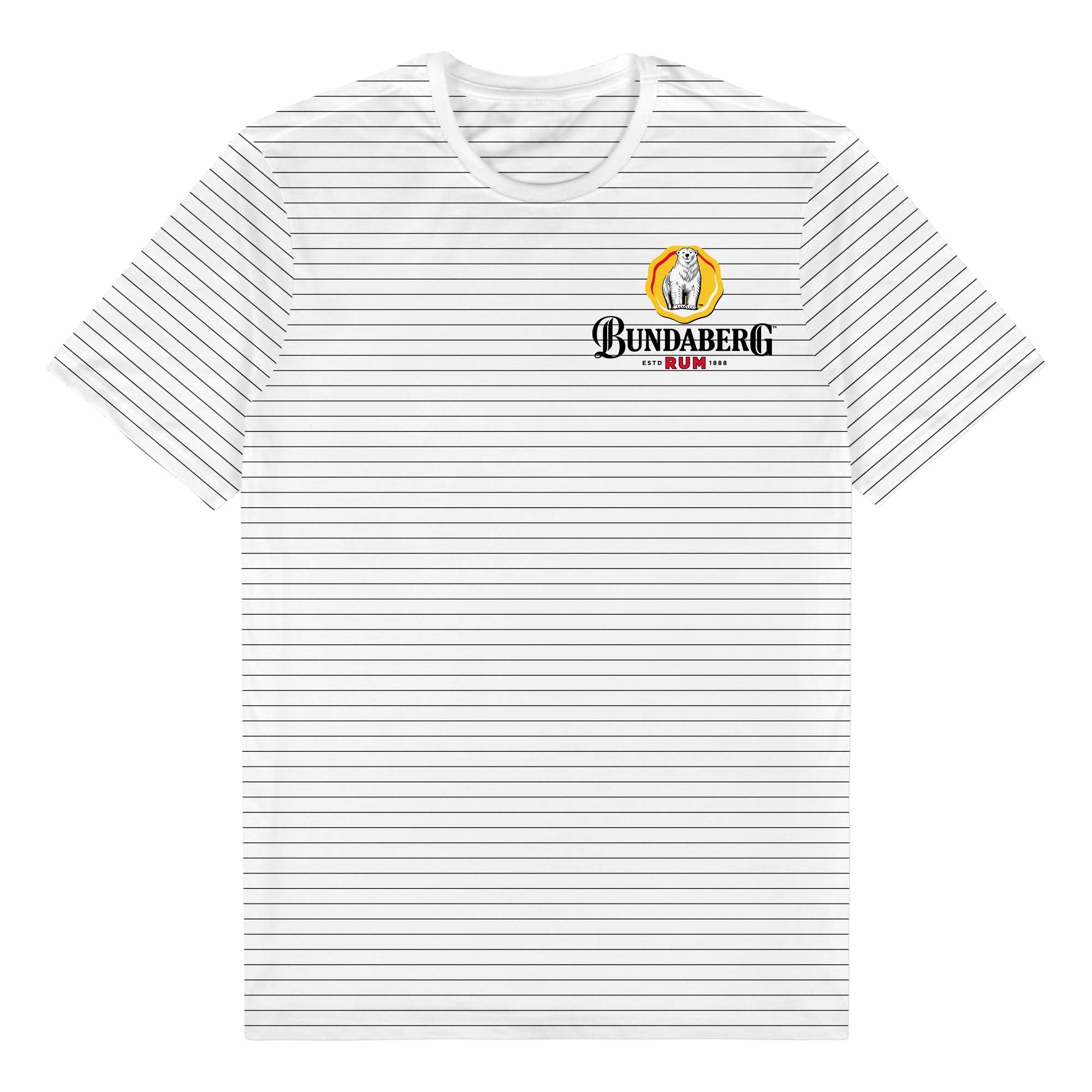 Bundaberg Rum Striped Tee – Licensing Essentials